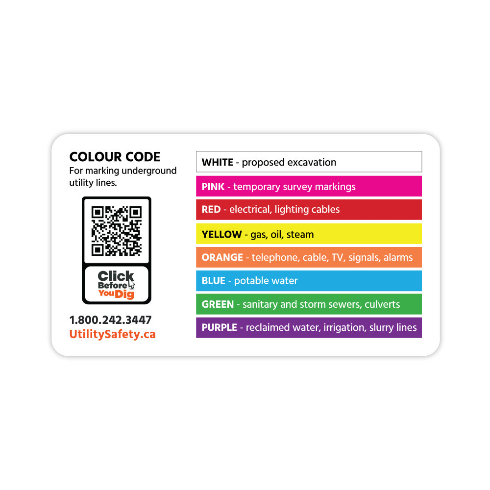 Color Code Decal – Utility Safety Partners